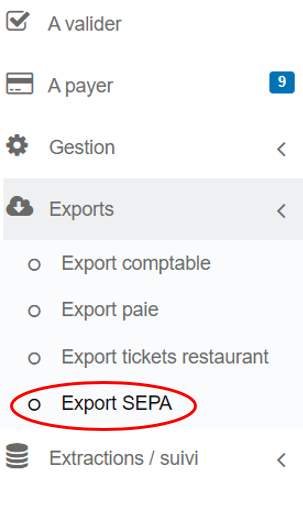 Comment réaliser un export SEPA ? [oHRis]